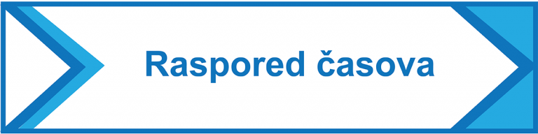 Raspored časova - Департман за хемију, биохемију и заштиту животне средине